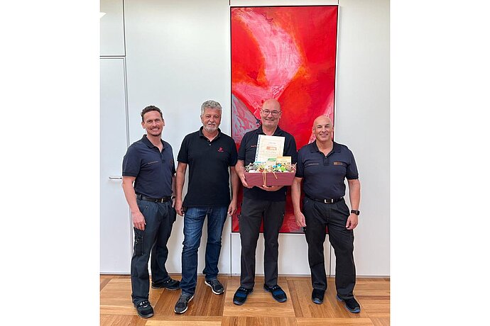 Congratulations to Ronny Thome for 25 years! | Schwanog GmbH