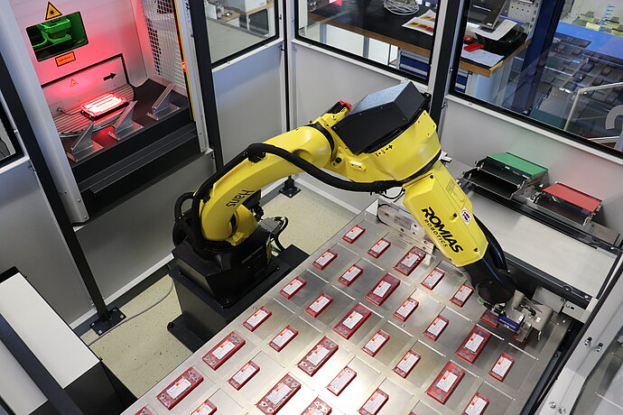 New automated laser marking cell! | Schwanog LLC